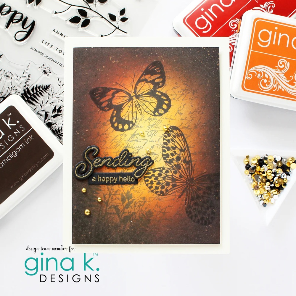 Gina K Designs Clear Stamps - NEVER LOSE HOPE MINI - Crafties Co.