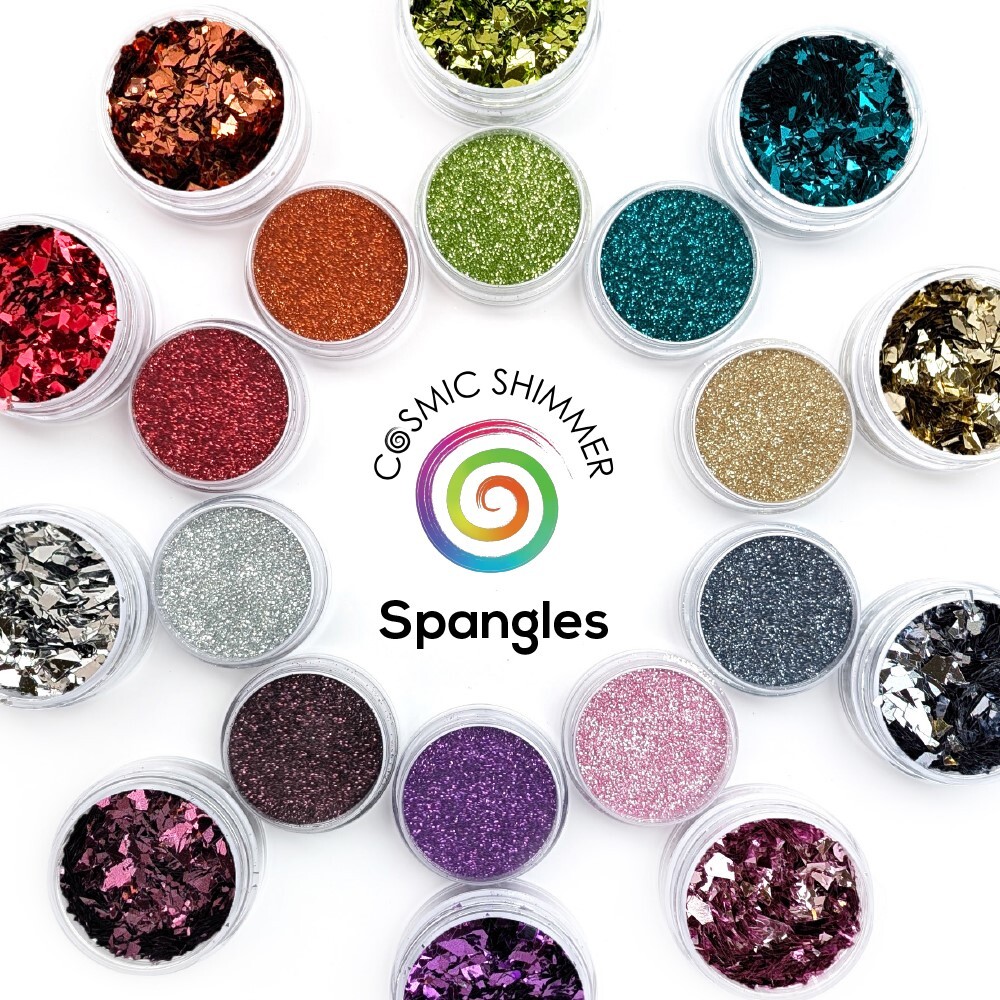 Cosmic Shimmer Spangles Duo Set - Fine & Chunky Glitter Set